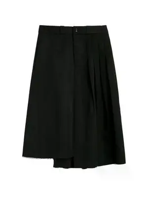 Our Legacy Origami Pleated Asymmetric Midi Skirt