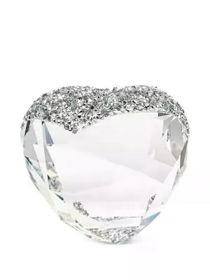 SWAROVSKI Crystal-embellished Heart Figurine - Silver