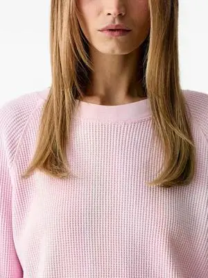 American Vintage Waffle-knit Raglan-sleeve Sweater