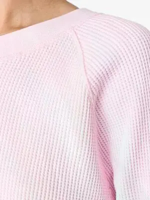 American Vintage Waffle-knit Raglan-sleeve Sweater