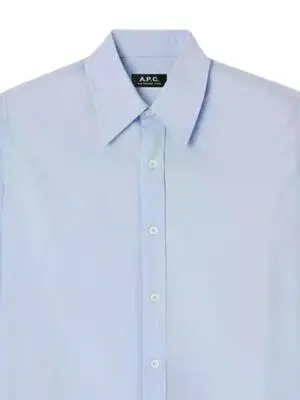 A.p.c. Kayla Long-sleeve Shirt - Blue