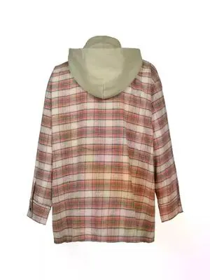 JUN/NAKAYAMA Check Hooded Shirt