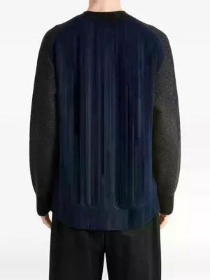 Junya Watanabe Patchwork V-neck Cardigan