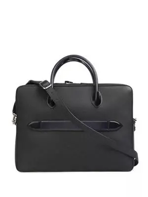 Santoni Silver Tone Bags For Men