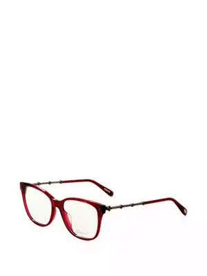 Chopard Square-frame Glasses - Red