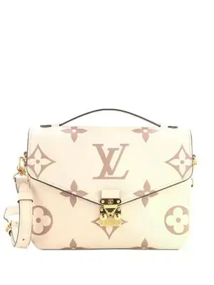 LOUIS VUITTON Pochette Métis Monogram Empreinte Crossbody Bag - Neutrals