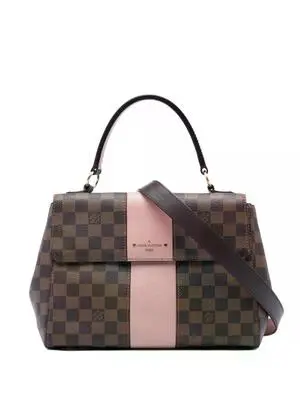 LOUIS VUITTON 2018 Damier Ebene Bond Street Bb Satchel - Brown