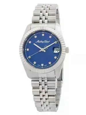 MATHEY TISSOT Mathy Iii 34mm Watch - Blue