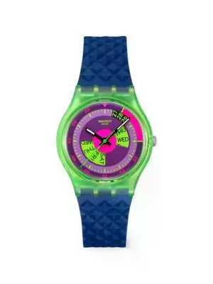 SWATCH Neon 34mm Watch - Purple