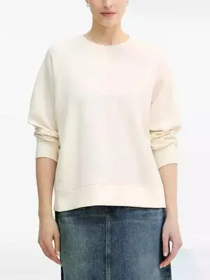 MOS MOSH Raglan Sleeve Sweatshirt - White