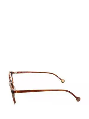 Carolina Herrera Tortoiseshell-effect Rectangle-frame Glasses