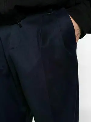 Imperial Pleated Straight-leg Trousers