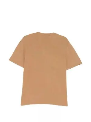 BOSS Logo-embroidered T-shirt - Neutrals
