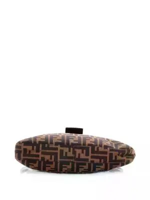 Fendi Zucca Canvas Medium Hobo Bag