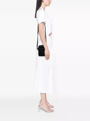 Valentino Garavani Nylon Iconographe Vlogo Loco Crossbody Bag - Black