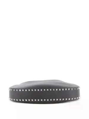 Valentino Garavani Rockstud Zip Leather Medium Hobo Bag