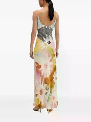 NEVER FULLY DRESSED Abstract Soleil Emilia Midi Dress