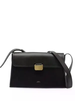 A.p.c. Simone Logo-print Leather Shoulder Bag
