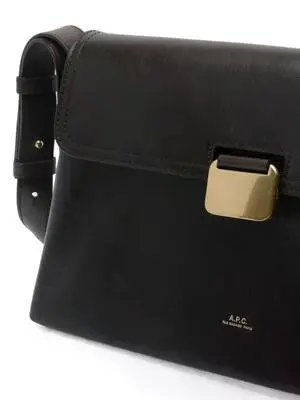 A.p.c. Simone Logo-print Leather Shoulder Bag