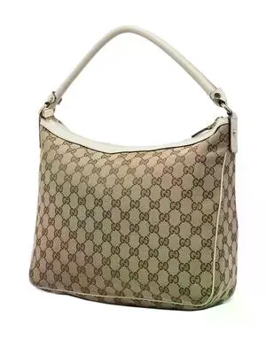 Gucci Gg Canvas Abbey D-ring Handbag - Neutrals