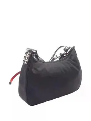 Prada 2013-2026 Studded New Vela Tessuto Shoulder Bag