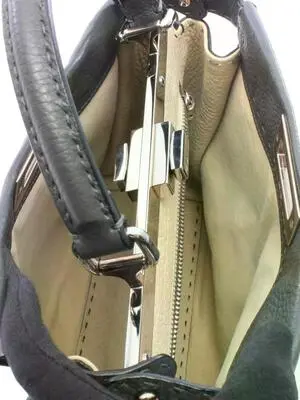 Fendi Calfskin Peekaboo Iconic Satchel