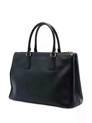 Prada 2010-2026 Medium Saffiano Lux Galleria Double Zip Satchel