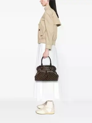 LOUIS VUITTON Damier Ebene Trevi Pm Satchel