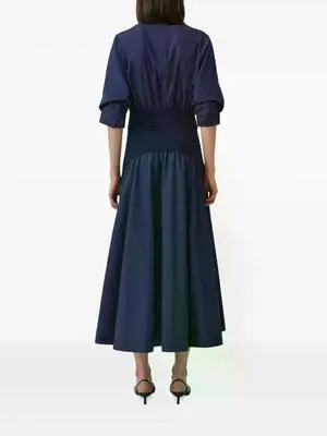 Simkhai Ovie Flared Midi Skirt