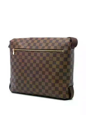 LOUIS VUITTON Damier Ebene Brooklyn Mm Crossbody Bag