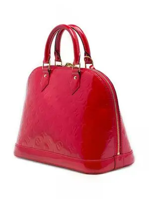 LOUIS VUITTON 2015 Monogram Vernis Alma Pm Handbag