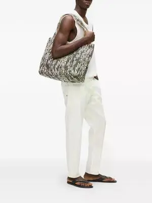 Karl Lagerfeld All-over Print Reversible Shopper Bag