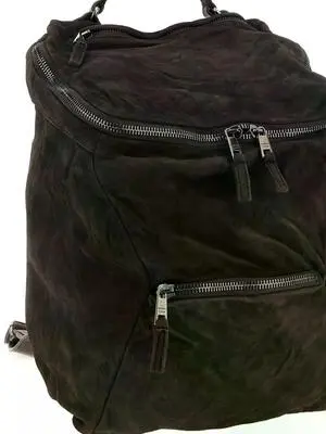 GIORGIO BRATO Wrinkled Leather Backpack