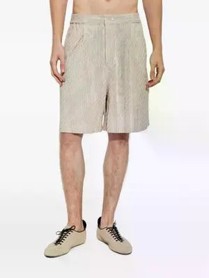 Jacquemus Mid-rise Striped Pyjama Shorts
