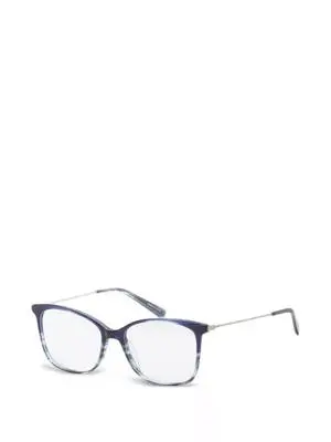 Tumi Geometric Frame Eyeglasses - Blue