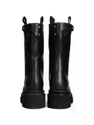 Rick Owens Platform Leather Boots