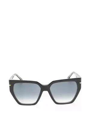 Victoria Beckham Geometric Frame Sunglasses - Black