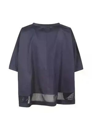 Mizuiro Ind Mesh-panel Wide T-shirt