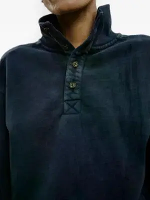 ENTIRE STUDIOS Button-placket Sweater - Blue