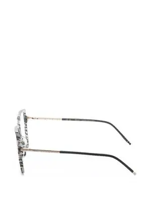 Chopard Geometric-frame Glasses - Grey