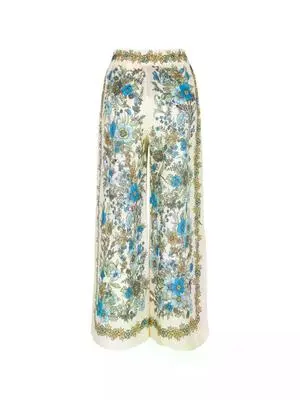 ALEMAIS Sophia Floral-print Trousers