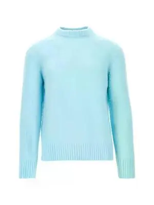 PIACENZA CASHMERE 1733 Brushed Sweater - Blue