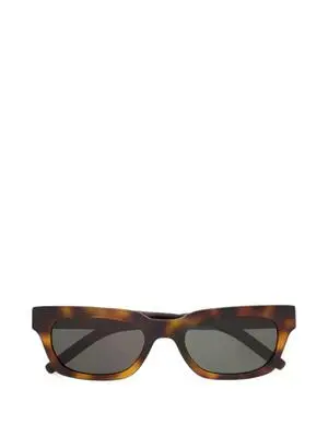 Saint Laurent Cassandre Square-frame Sunglasses - Brown