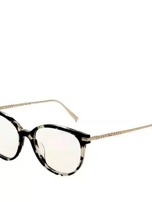 Chopard Tortoiseshell-effect Round Frame Glasses