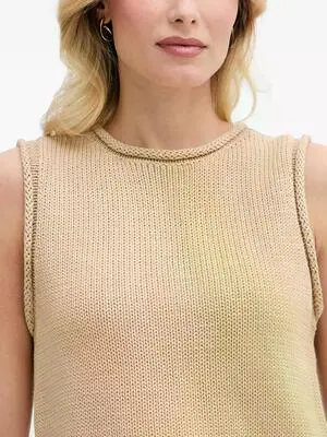MOS MOSH Mmaubin Sl Rolled-trim Sleeveless Top