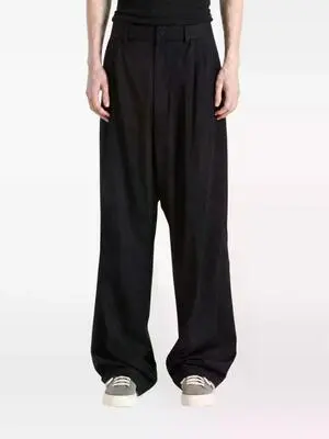 KIKO KOSTADINOV Pleated Panelled Trousers - Black