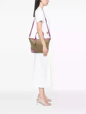 Gucci 2016-2026 Gg Canvas Heart Bit Satchel