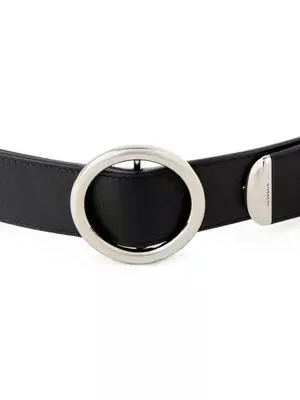 Givenchy Round-buckle Leather Belt