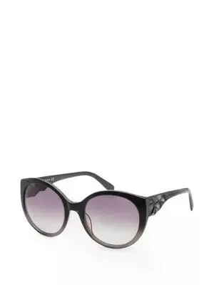 SWAROVSKI Crystal Embellished Round Frame Sunglasses
