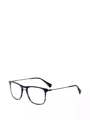 John Varvatos Rectangle-frame Glasses - Blue